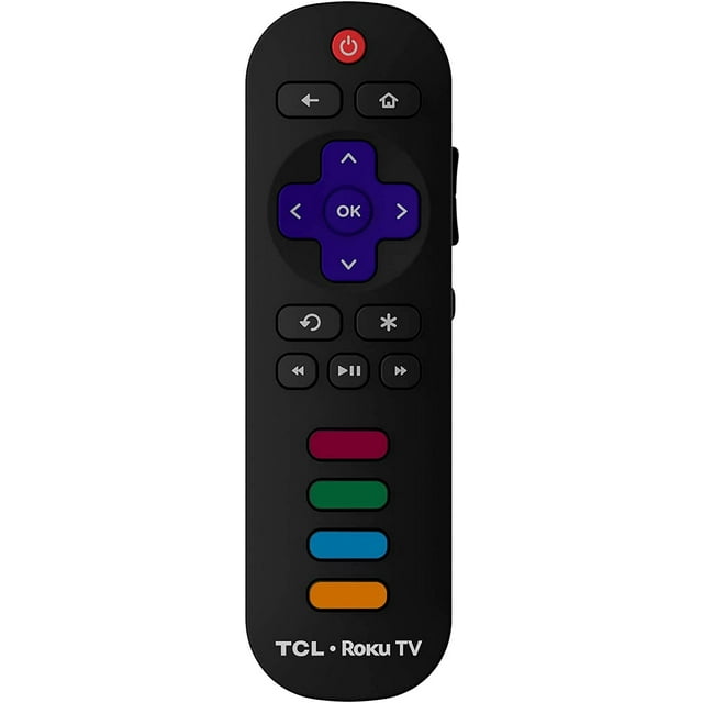 TCL RC282 RC280 Roku Smart TV Remote with Netflix/Disney+/Hulu/Sling ...