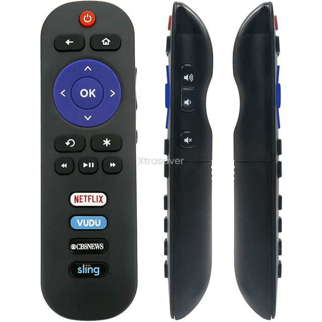 TCL RC280 Universal Original Replacement Roku Smart TV Remote Control ...