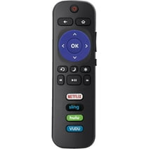 Universal Haier Roku TVs Remote Control with Netflix Sling Hulu Vudu ...