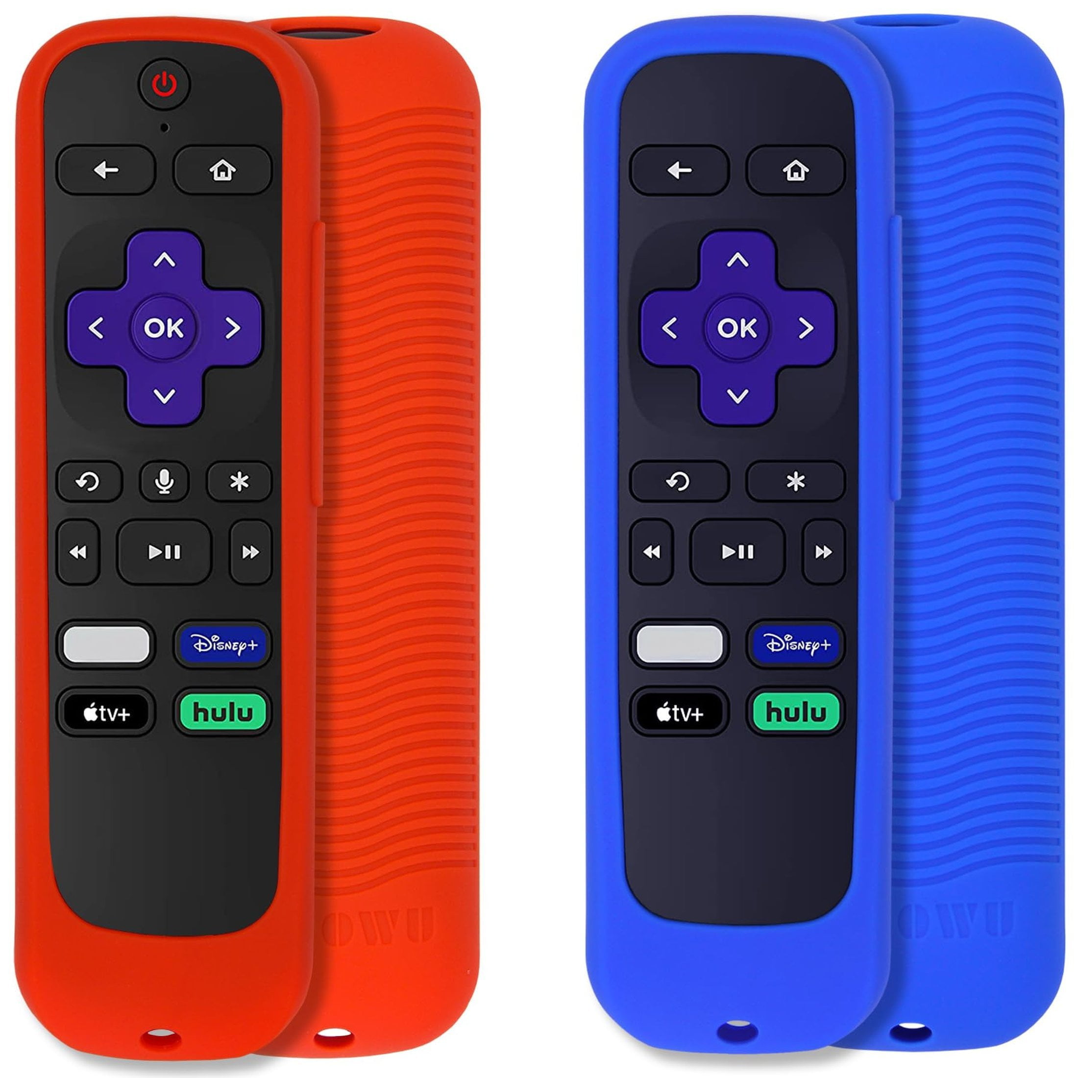 TCL Smart TV Remote Shell Duo with Lanyard in Red and Blue - Walmart.com