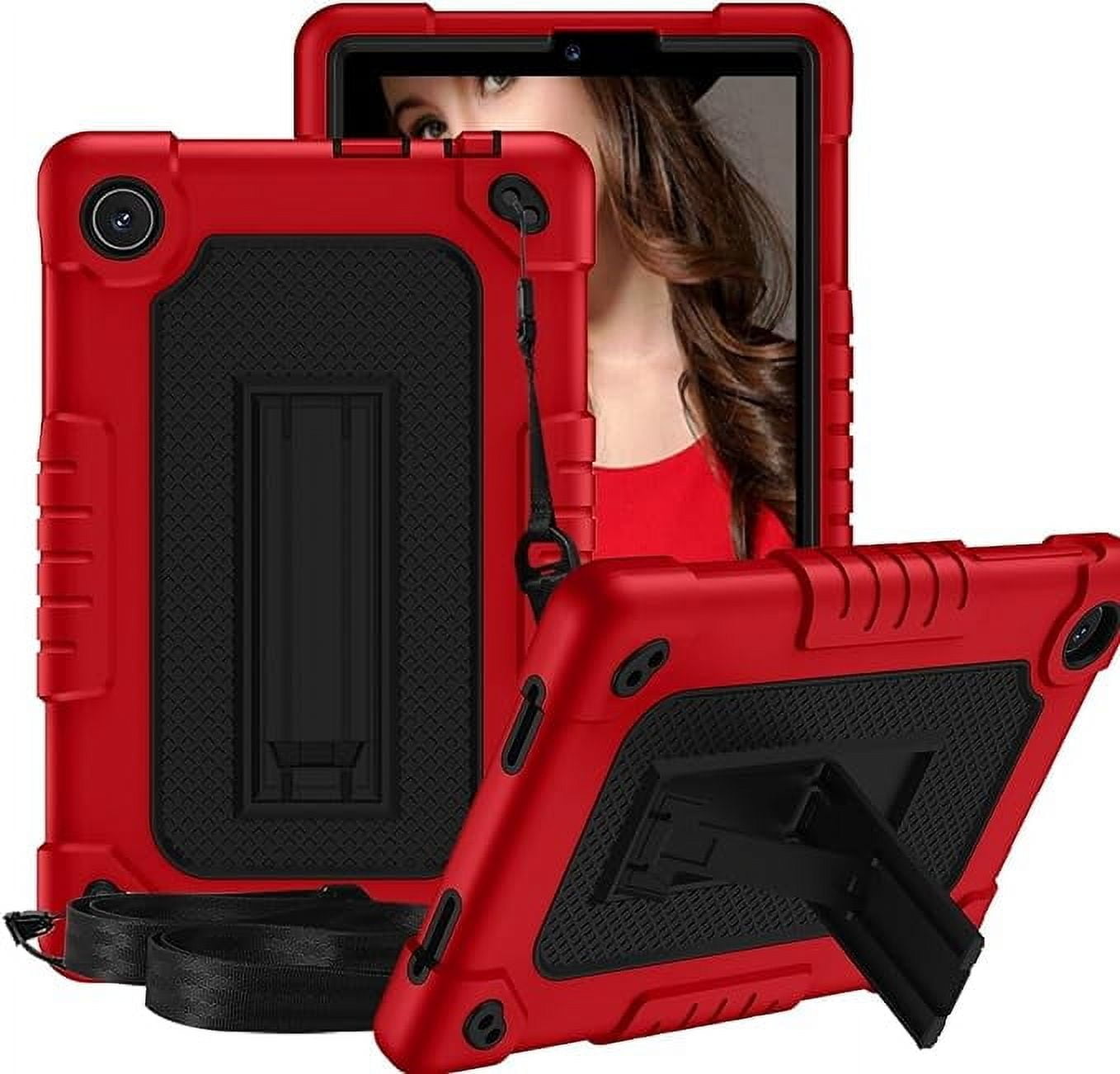 for TCL Tab 8 V/Tab 8 SE (6048E) Tablet Case Soft Silicone Rubber Heavy ...