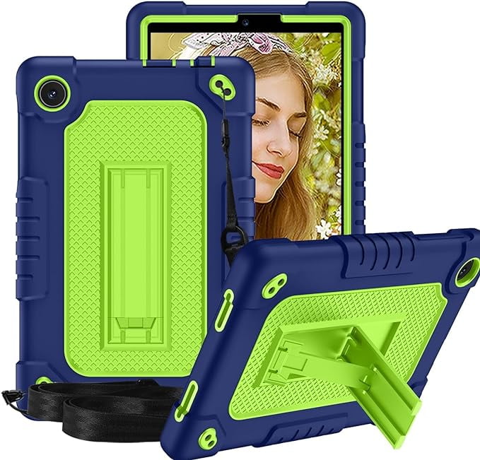 for TCL Tab 8 V/Tab 8 SE (6048E) Tablet Case Soft Silicone Rubber Heavy ...