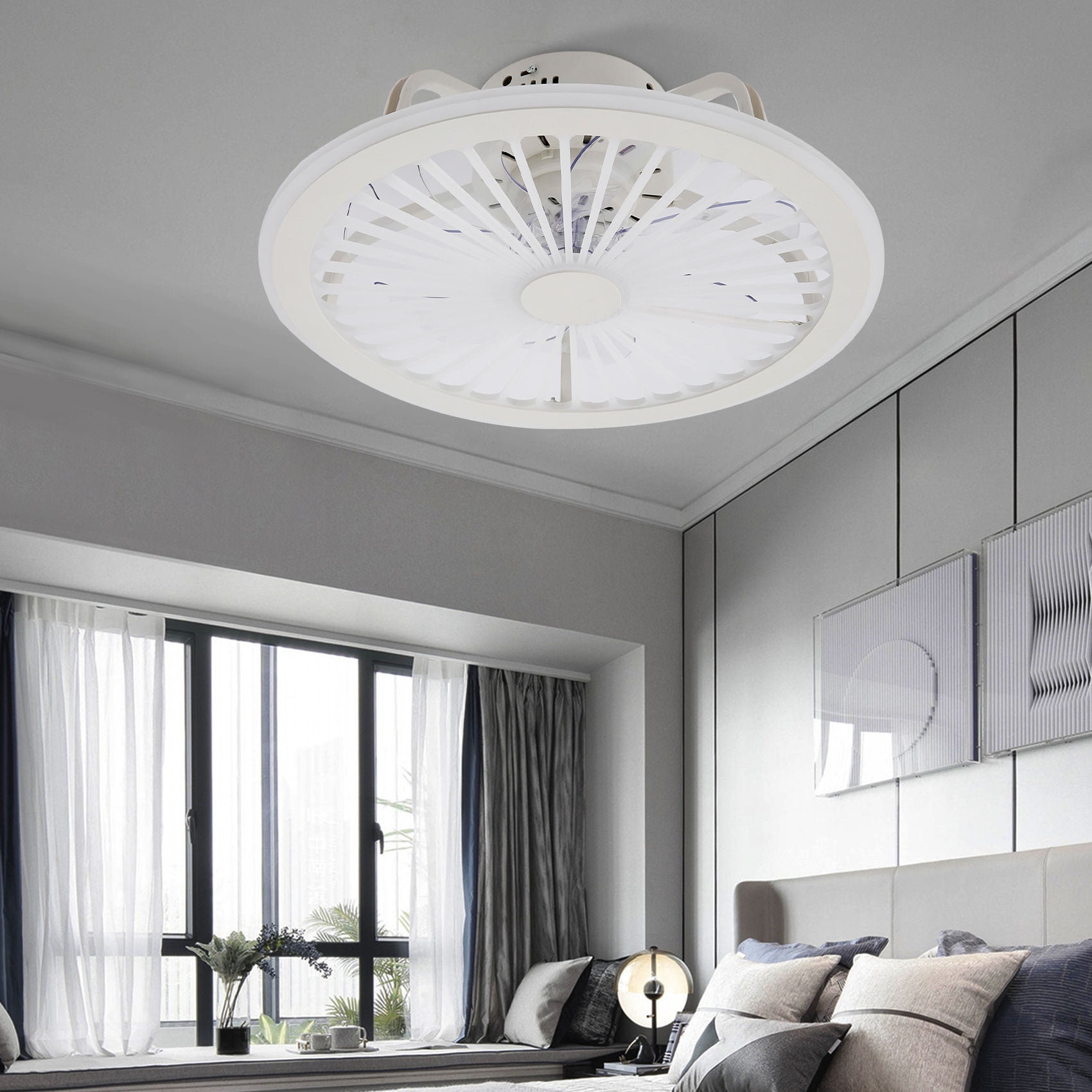 Led Ceiling Fan Foldable Blades