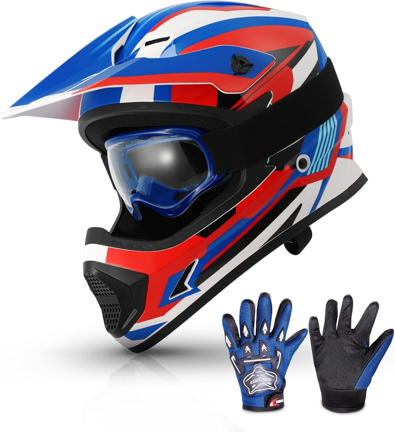 TCMT Dot Youth Kids ATV Motorcycle Helmets Full-Face Kids Helmet with ...