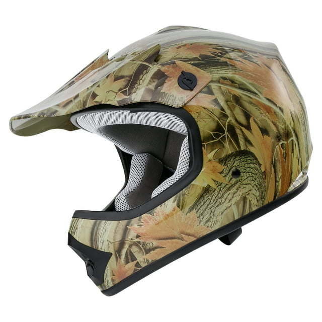 TCMT Helmet for Kids Forest DOT Youth helmet for Atv Mx Motocross ...