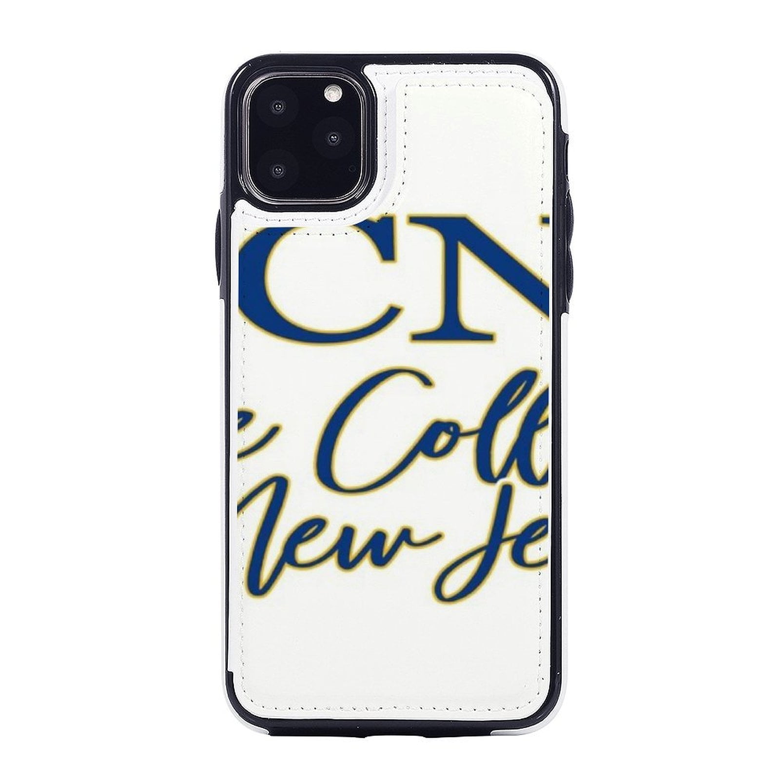 TCNJ The College of NJ Script Logo Leather Wallet Case for iPhone 16 15 ...