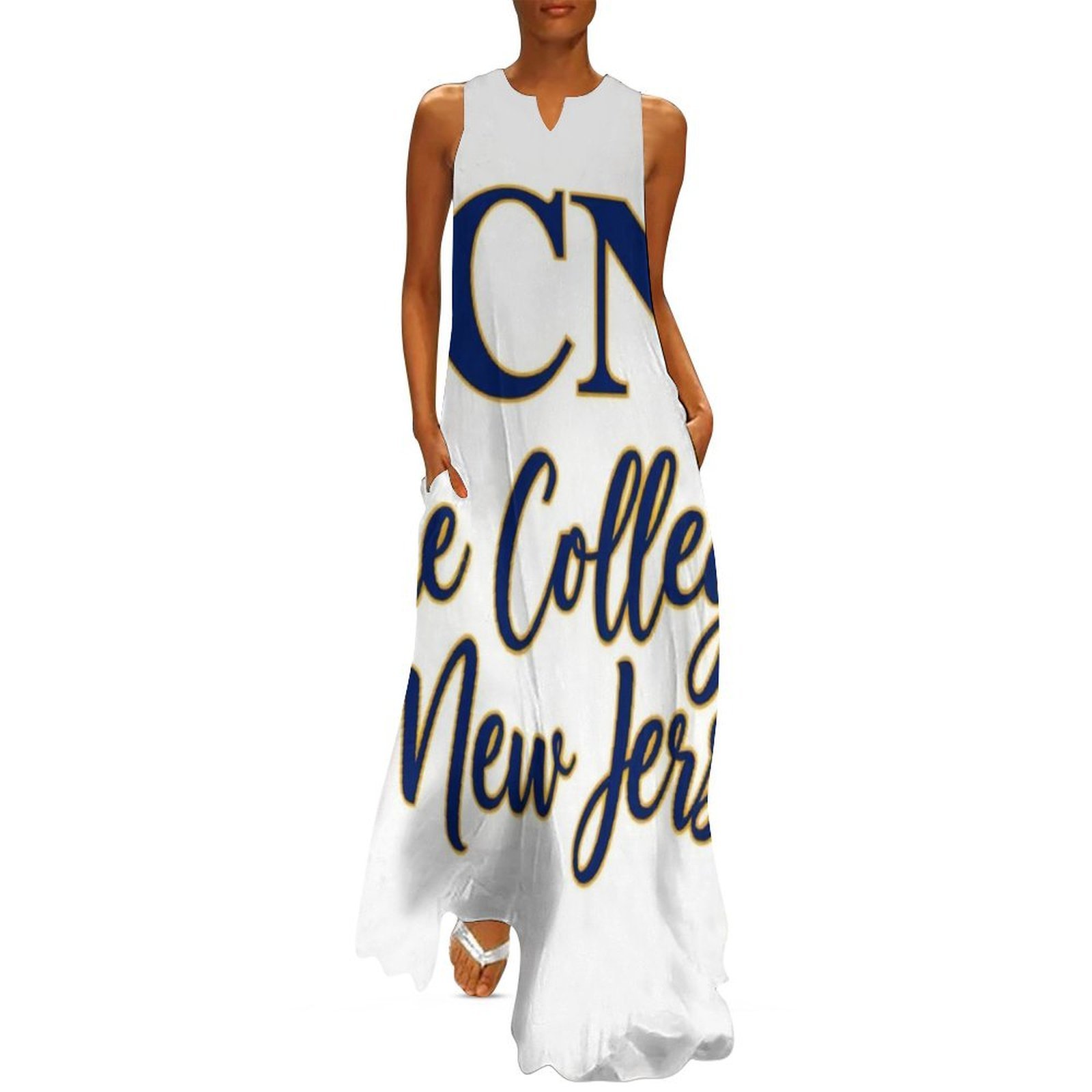 TCNJ The College of NJ Script Logo Long Dress luxury evening dresses ...