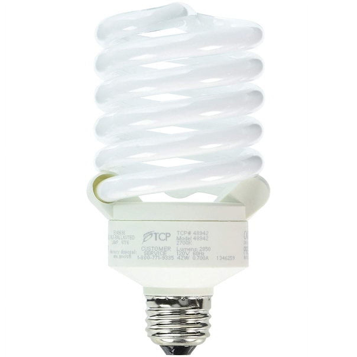 TCP 150 Watt Equivalent Single-pack CFL Full Springlamp Light Bulb, Non ...
