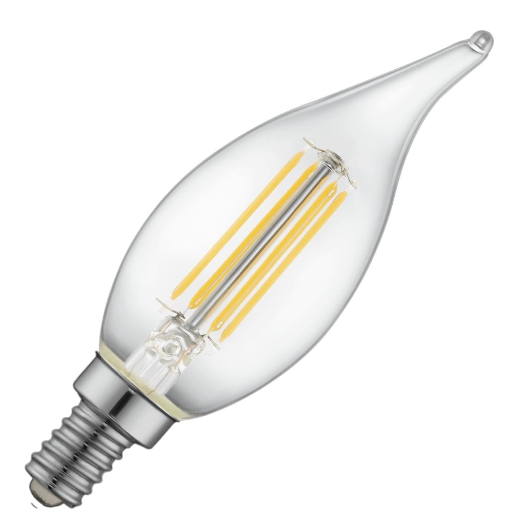TCP 29089 - FF11D6050E12SCL95 Candle Tip LED Light Bulb - Walmart.com