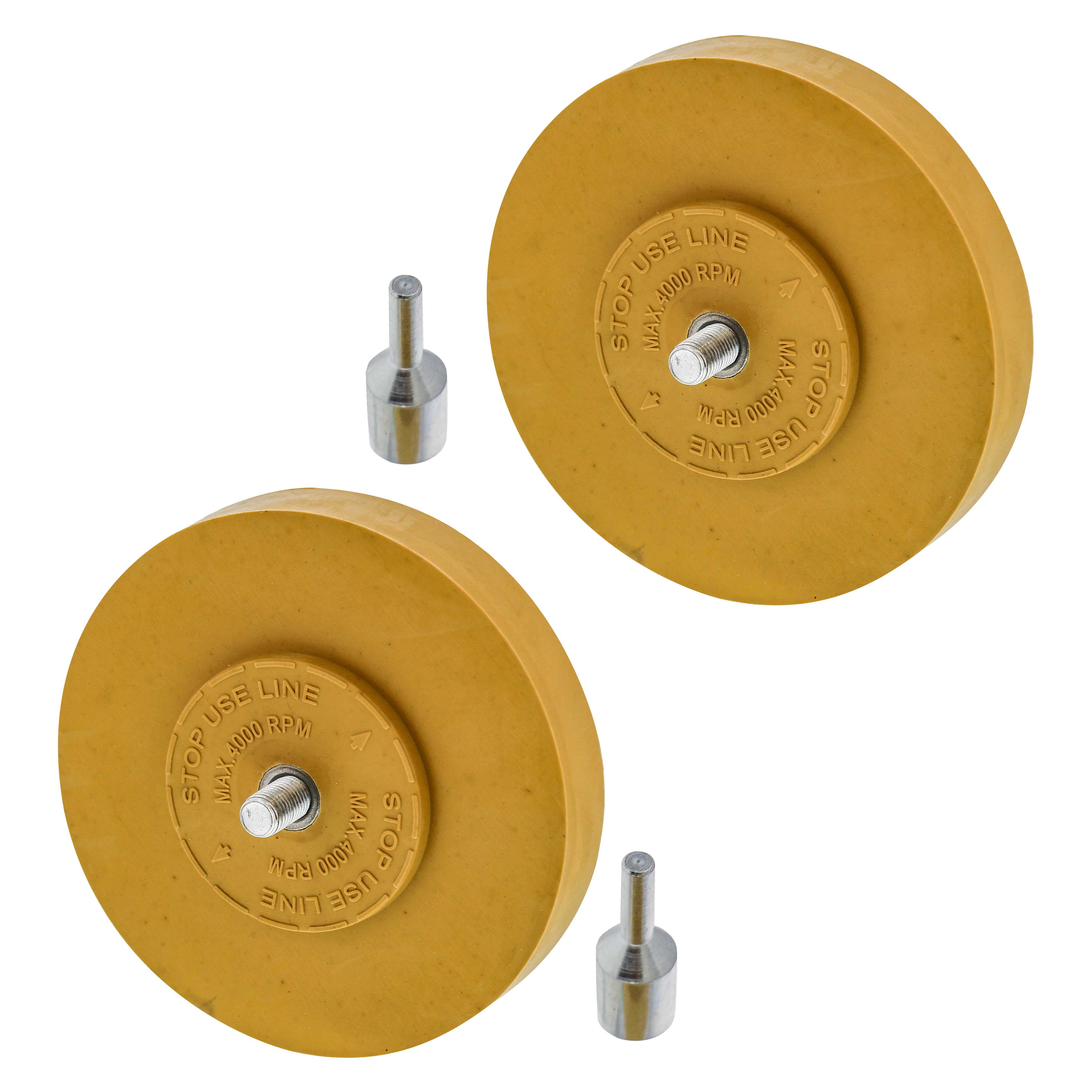 TCP Global Rubber Eraser Wheel with Drill Adapter (Pack of 2) Decal ...