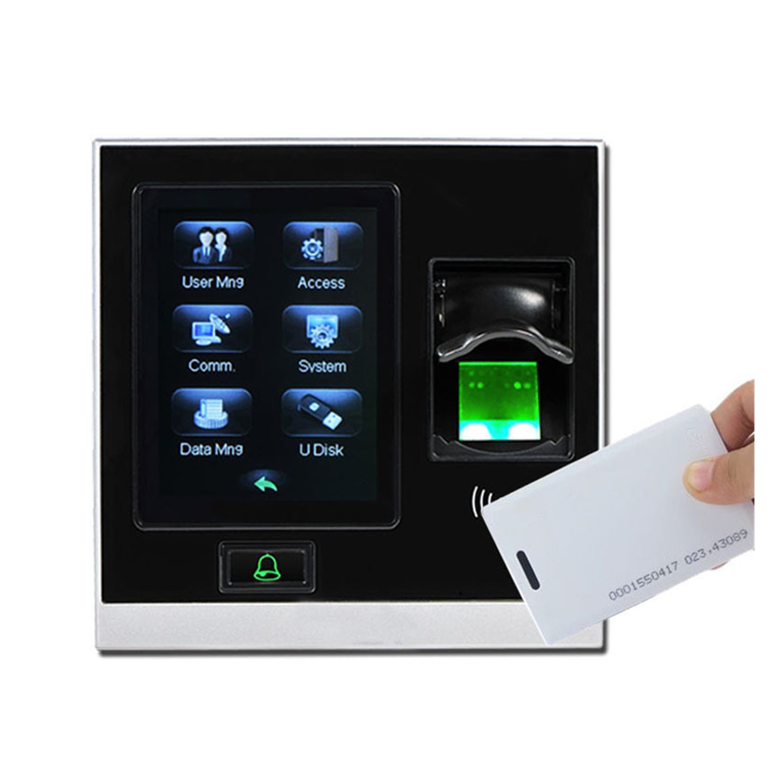 TCP/IP USB Biometric Fingerprint Access Control Time Attendance ...