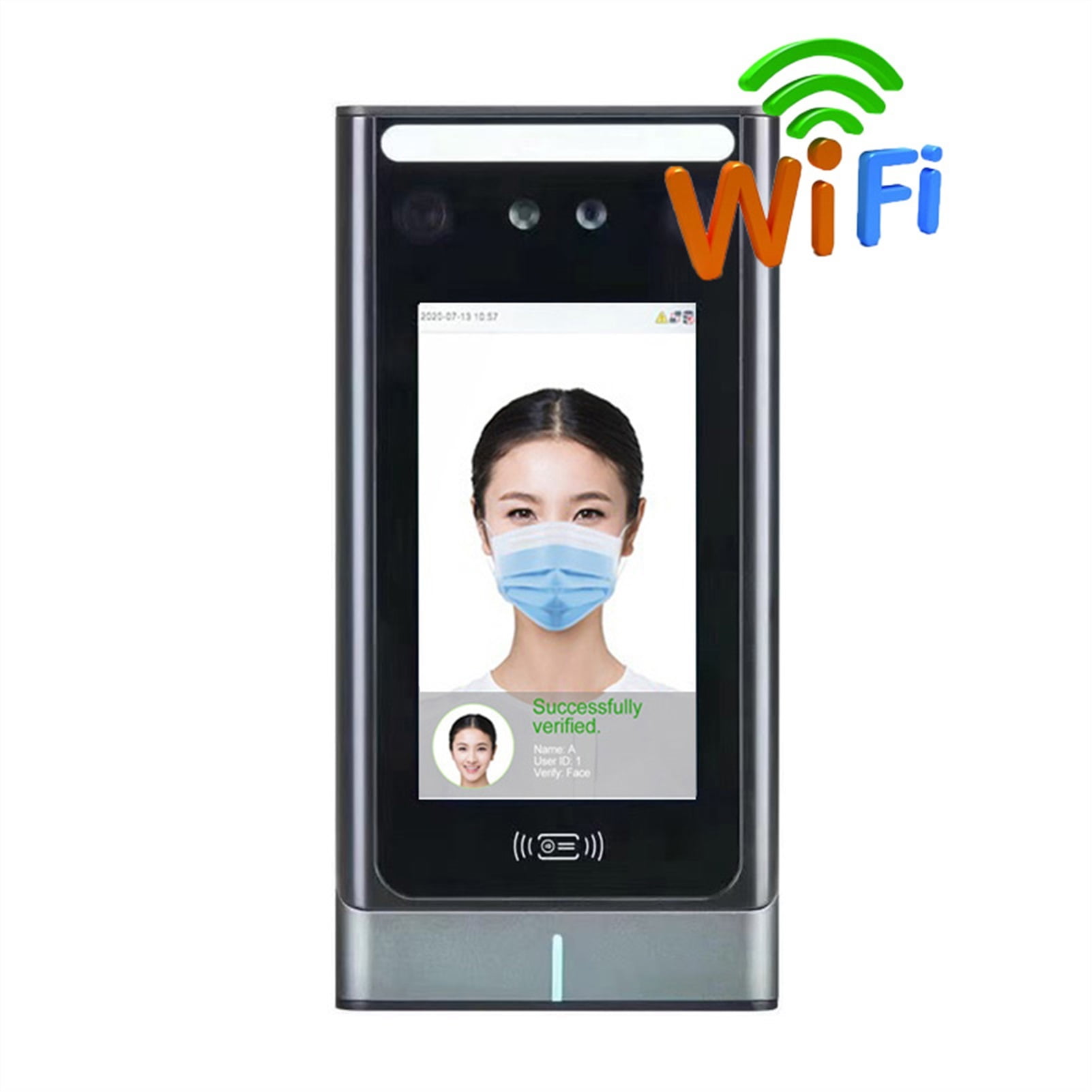 TCP/IP Visible Light Palm Face Facial Recognition Time Attendance Terminal RFID Card Door Access ...