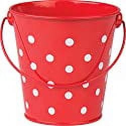 TCR20827 - Red Polka Dots Pail with Handle by Teacher Created Resources ...