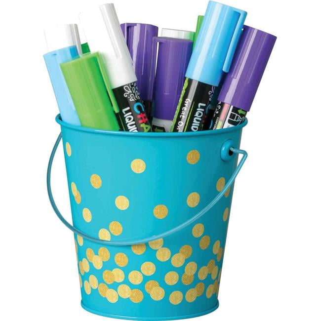 Teal Confetti Bucket - Walmart.com