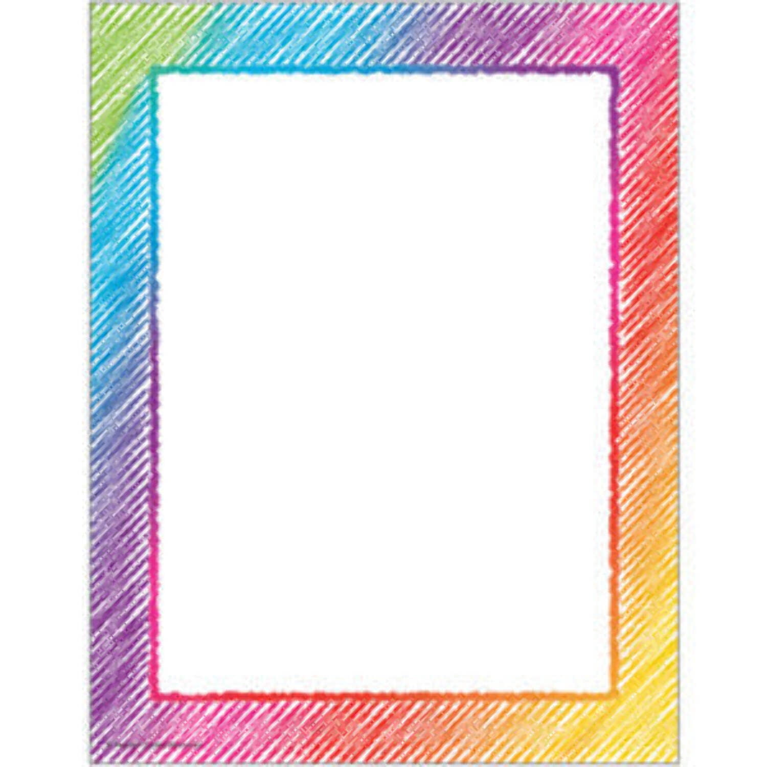 Colorful Scribble Computer Paper [TCR2688] - Walmart.com