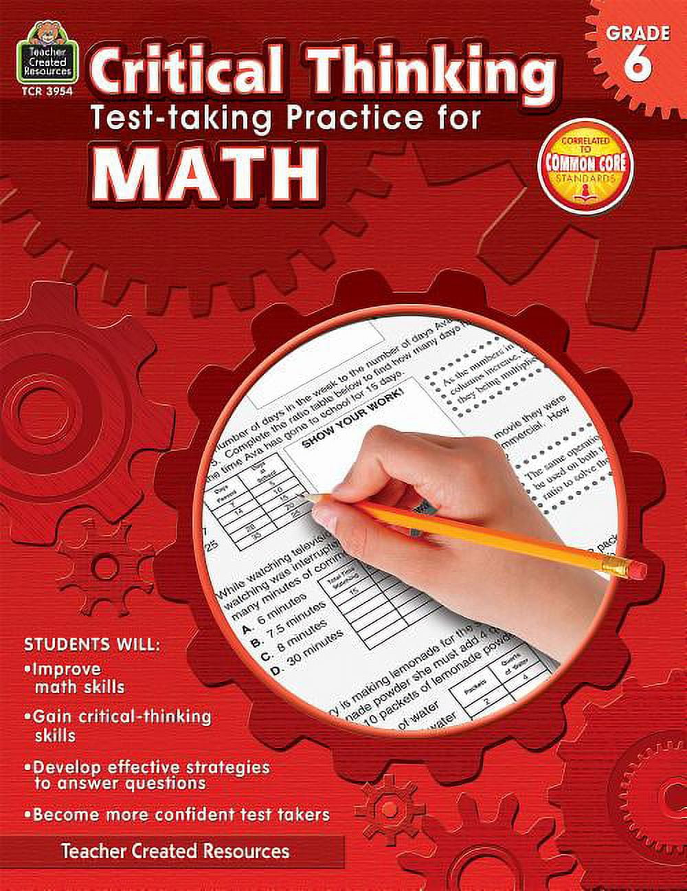 TCR3954 Critical Thinking Test taking Practice For Math Gr 6 By tcr3954-critical-thinking-test-taking-practice-for-math-gr-6-by