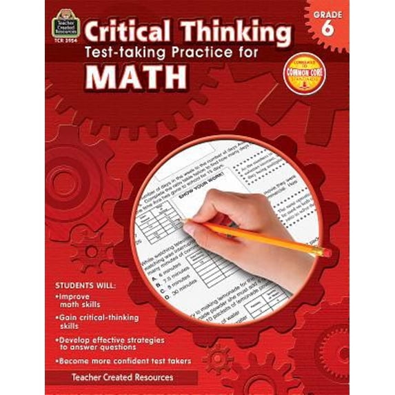 Pre-Owned Critical Thinking: Test-Taking Practice for Math Grade 6 ...