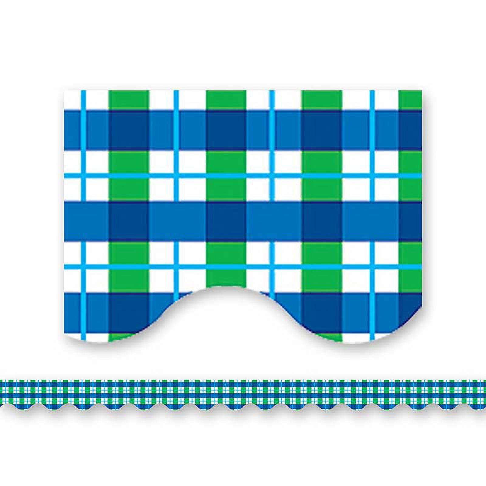 TCR4687 - Blue Green Plaid Border Trim by Teacher Created Resources ...