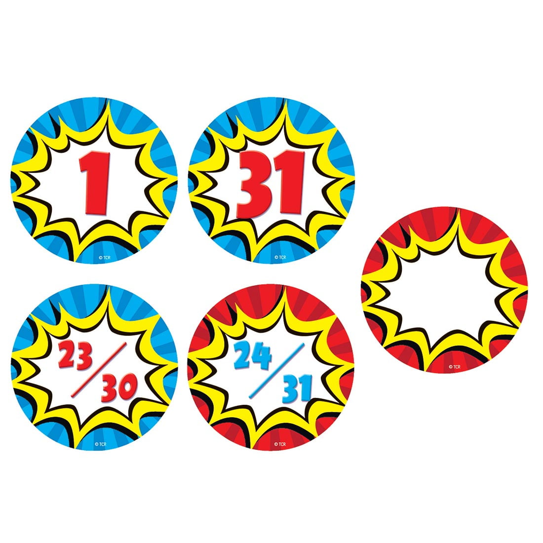 Superhero Calendar Days [TCR5589] - Walmart.com