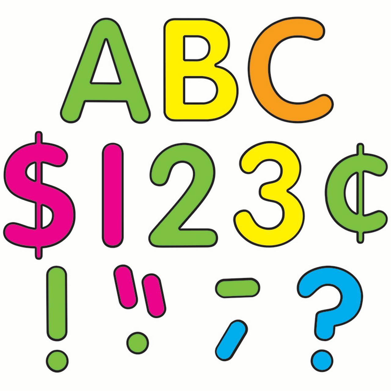 NEON BRIGHTS 4 LETTERS - Walmart.com