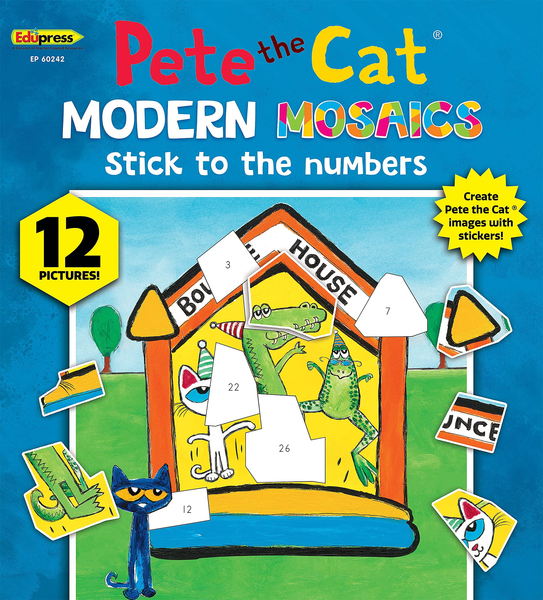 TCR60242 - Pete The Cat Modern Mosaics Stick to the Numbers by Teacher ...