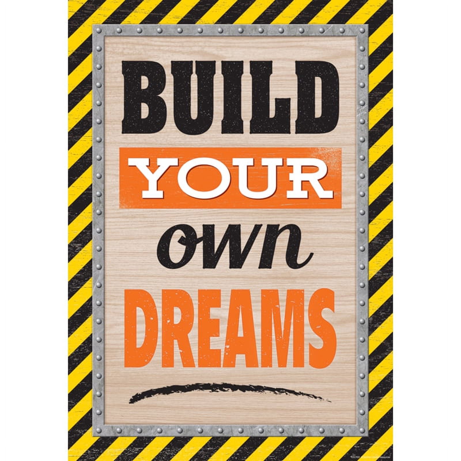 TCR7431 - Build Your Own Dreams Positive Poster by Teacher Created ...
