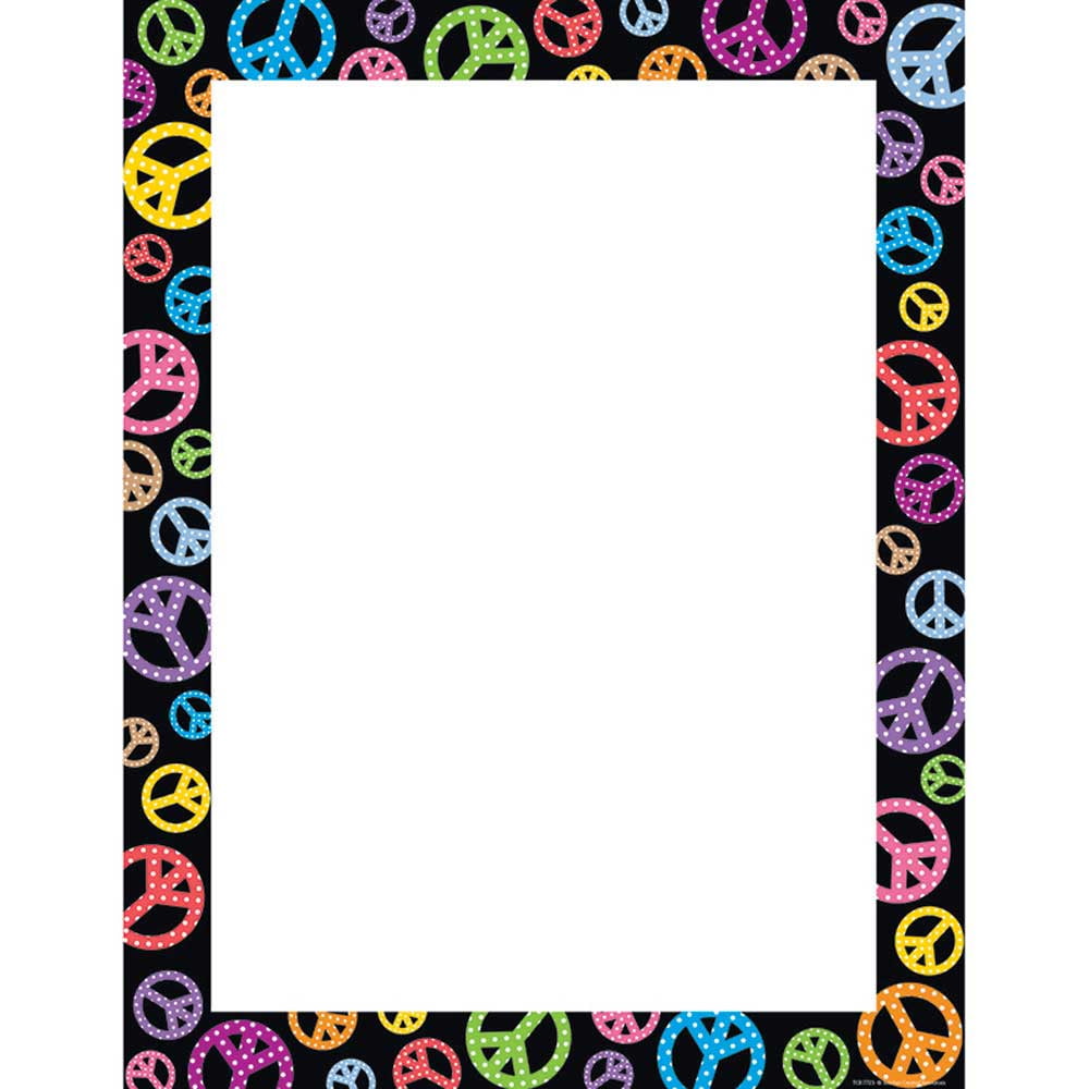 TCR7723 - Peace Signs Blank Chart by Teacher Created Resources ...