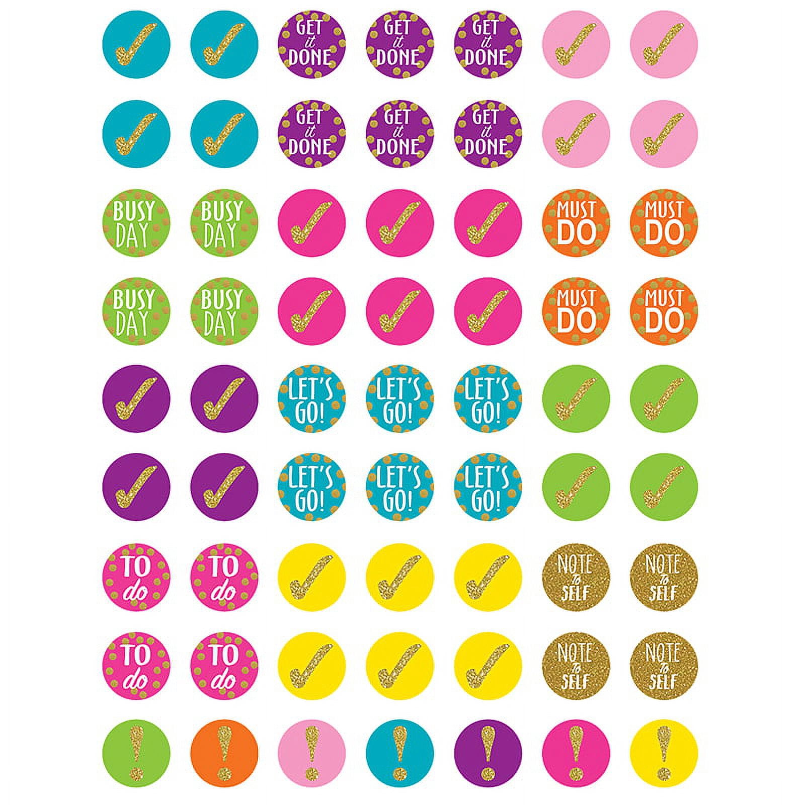Confetti Planner Mini Stickers [TCR8192] - Walmart.com