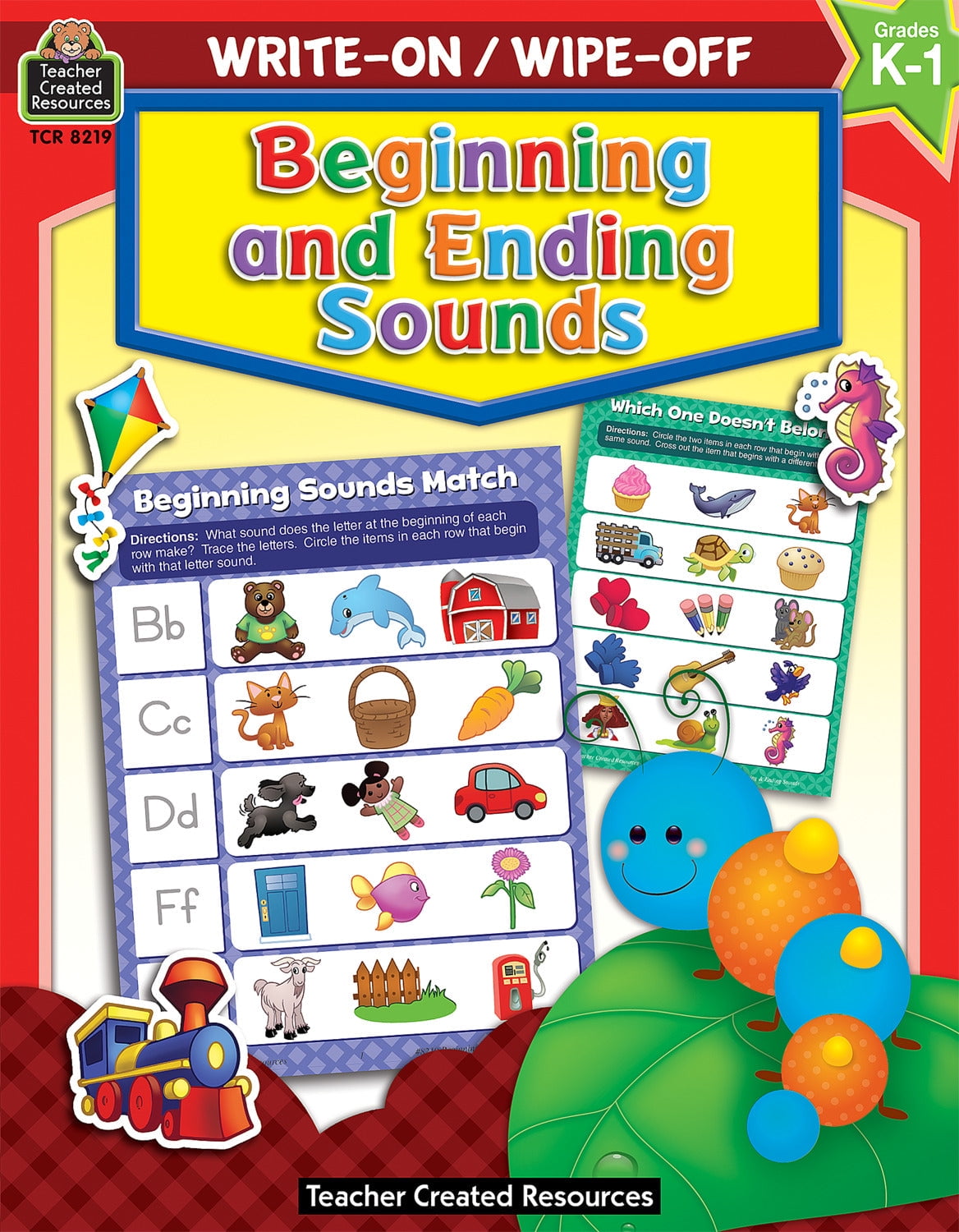 TCR8219 - Write-On / Wipe-Off: Beginning and Ending Sounds by Teacher ...