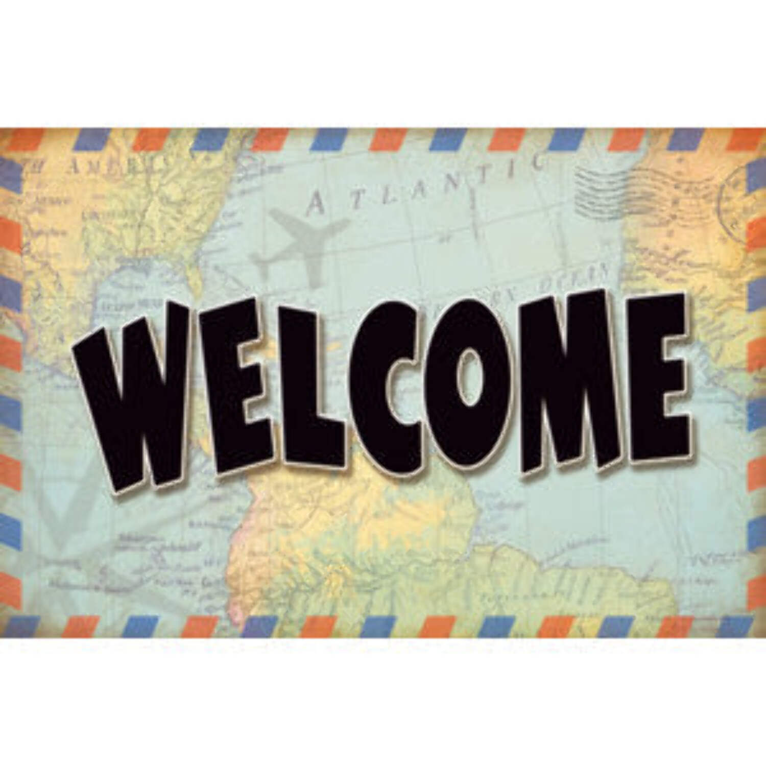 Travel the Map Welcome Postcards [TCR8565] - Walmart.com