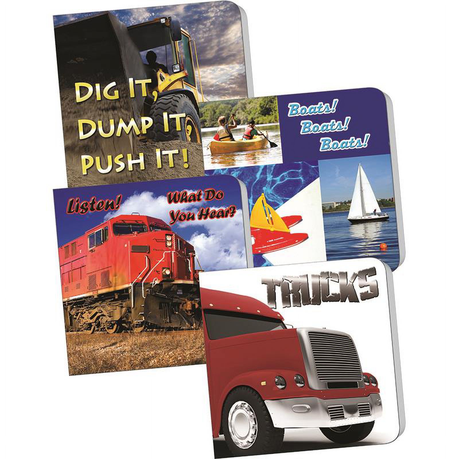 TCR90064 - Things That Go Board Books Set Of 4 by Teacher Created ...