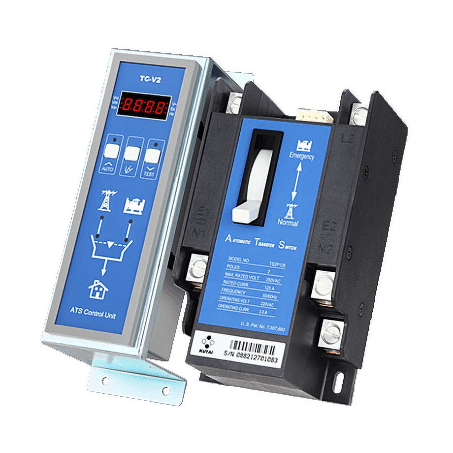 TCS2P125-22M MTS 2 Pole 125 Amp Automatic Transfer Switch for Generator ...
