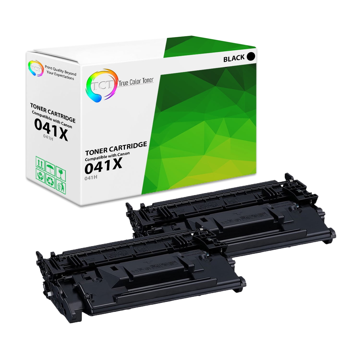TCT 041X Toner Cartridge 2 Pack - Premium Compatible Replacement for ...
