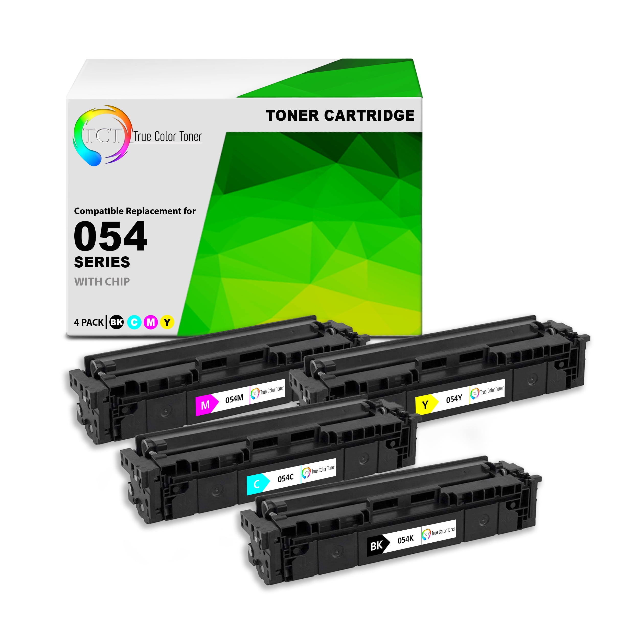 TCT 054 Toner Cartridge 4 Pack - Premium Compatible Replacement for ...
