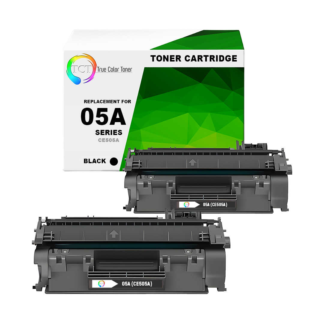 TCT 05A Toner Cartridge 2 Pack - Premium Compatible Replacement for HP ...