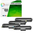 TCT Toner Cartridge Replacement for Canon 069 Series, 4 Pack (BK, C, M ...