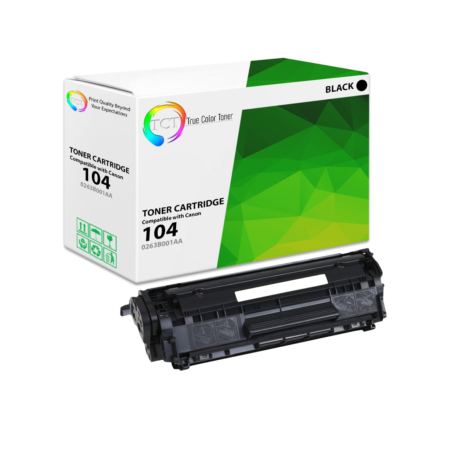 TCT 104 Toner Cartridge - Premium Compatible Replacement for Canon 104 ...
