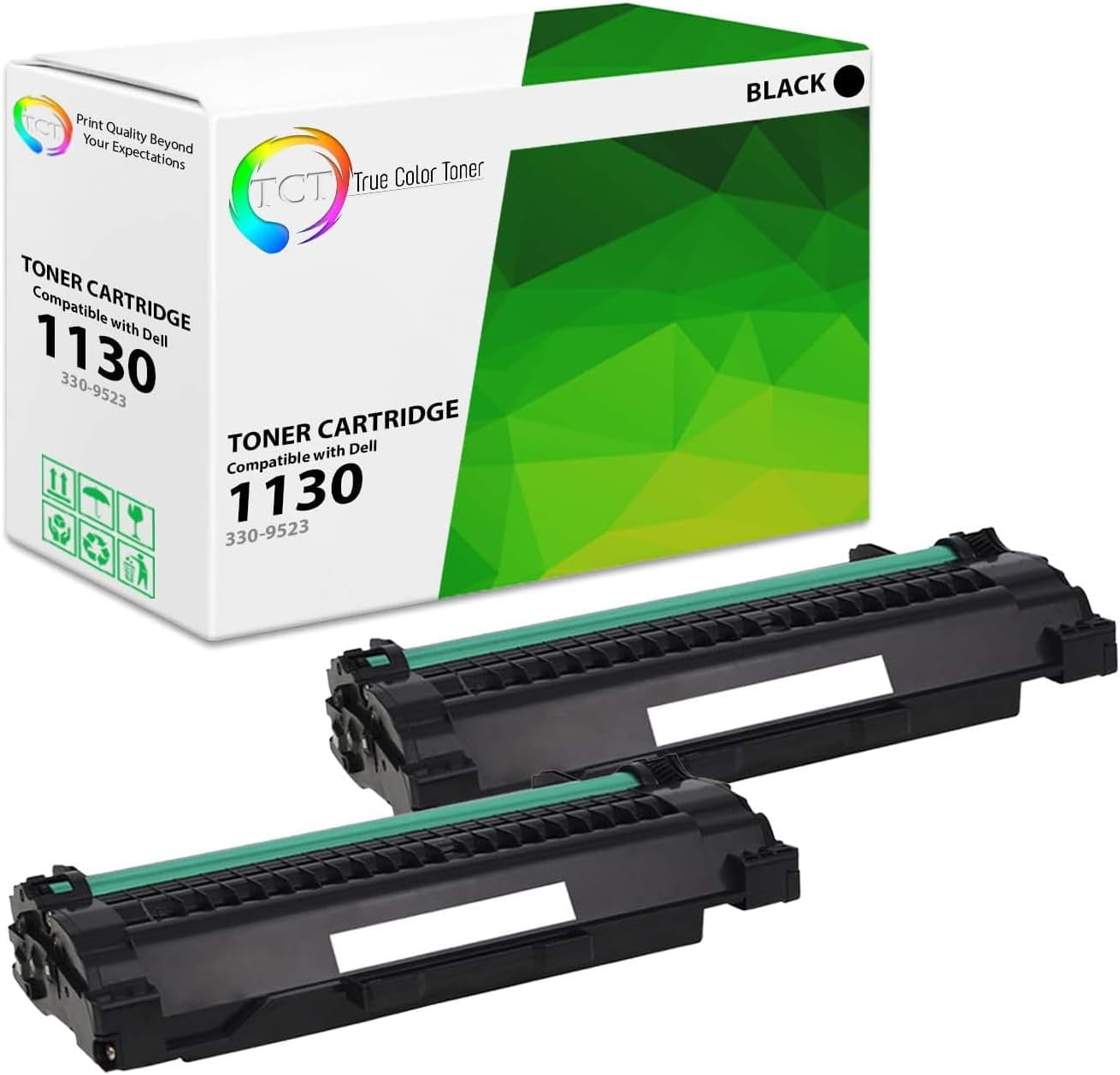 TCT 1130 Toner Cartridge 2 Pack - Premium Compatible Replacement for ...