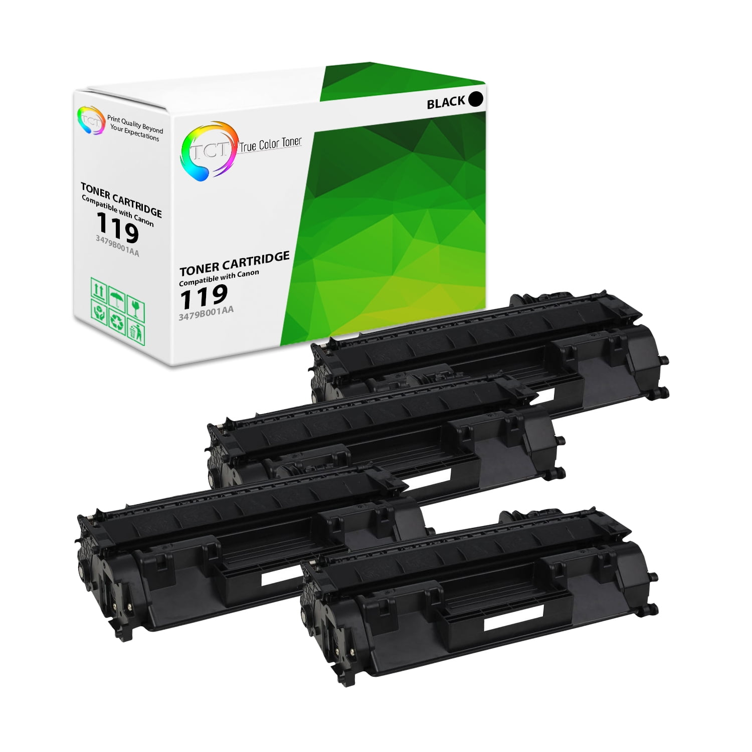 TCT 119 Toner Cartridge 4 Pack - Premium Compatible Replacement for ...