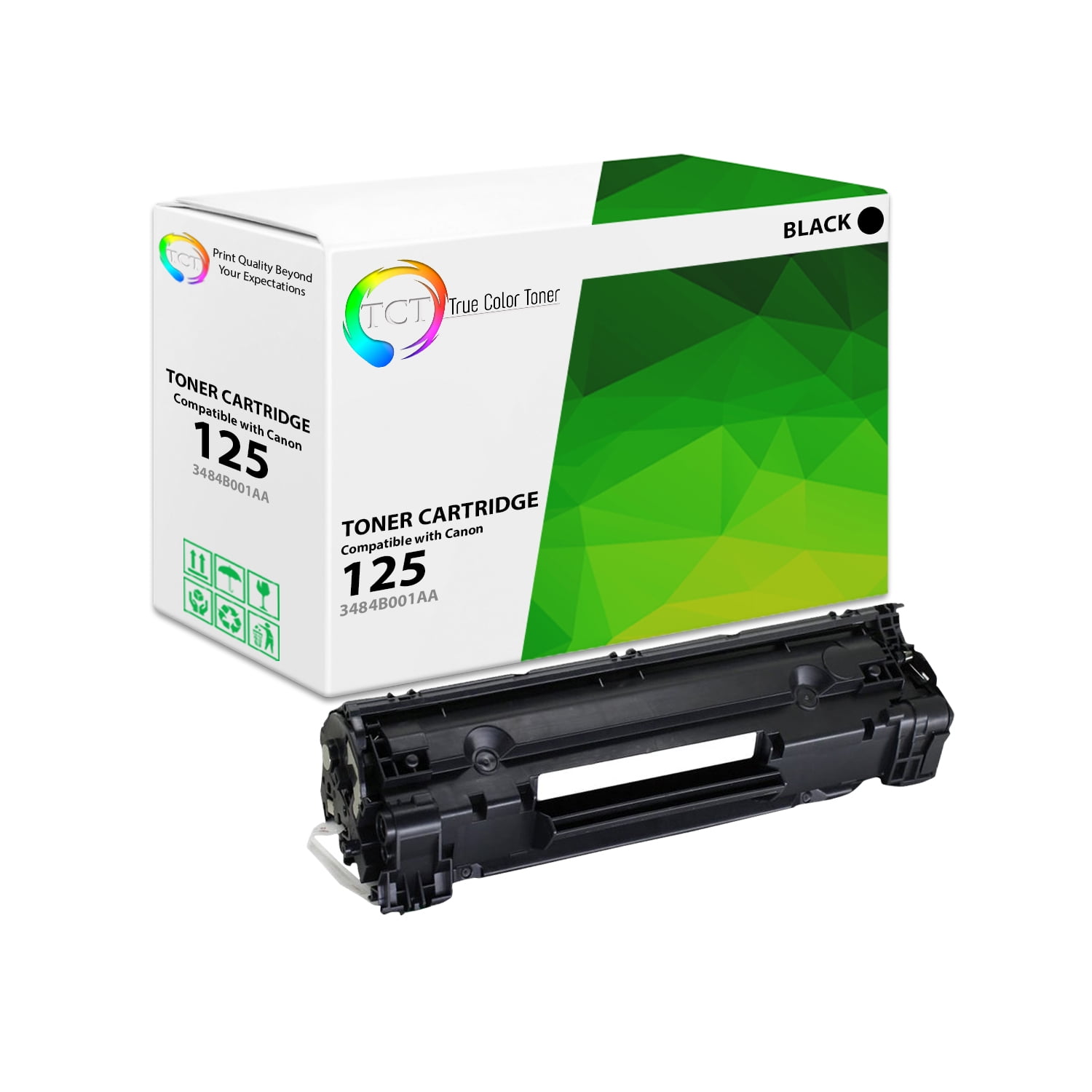 TCT 125 Toner Cartridge - Premium Compatible Replacement for 125 ...