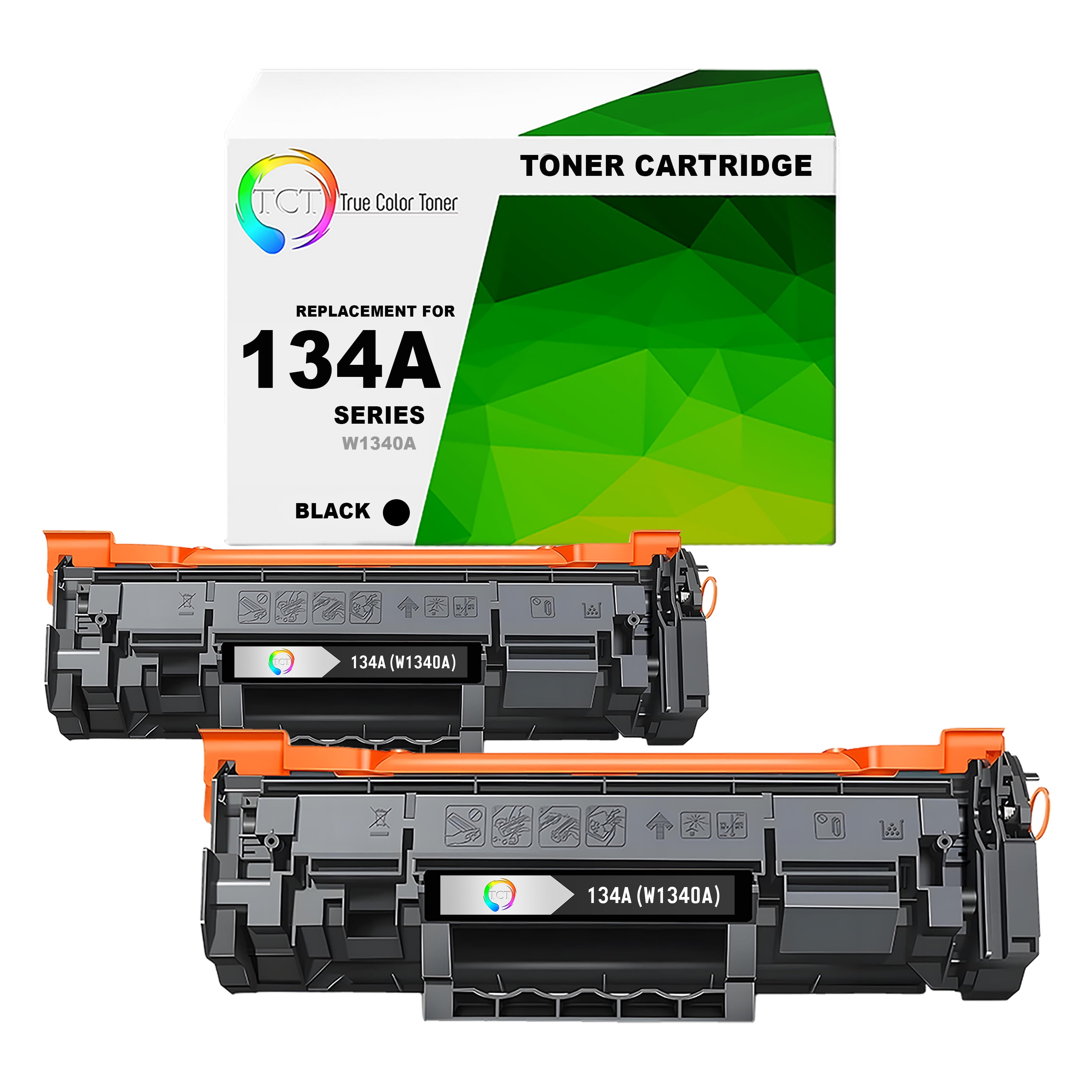 TCT 134A Toner Cartridge 2 Pack - Premium Compatible Replacement for HP ...