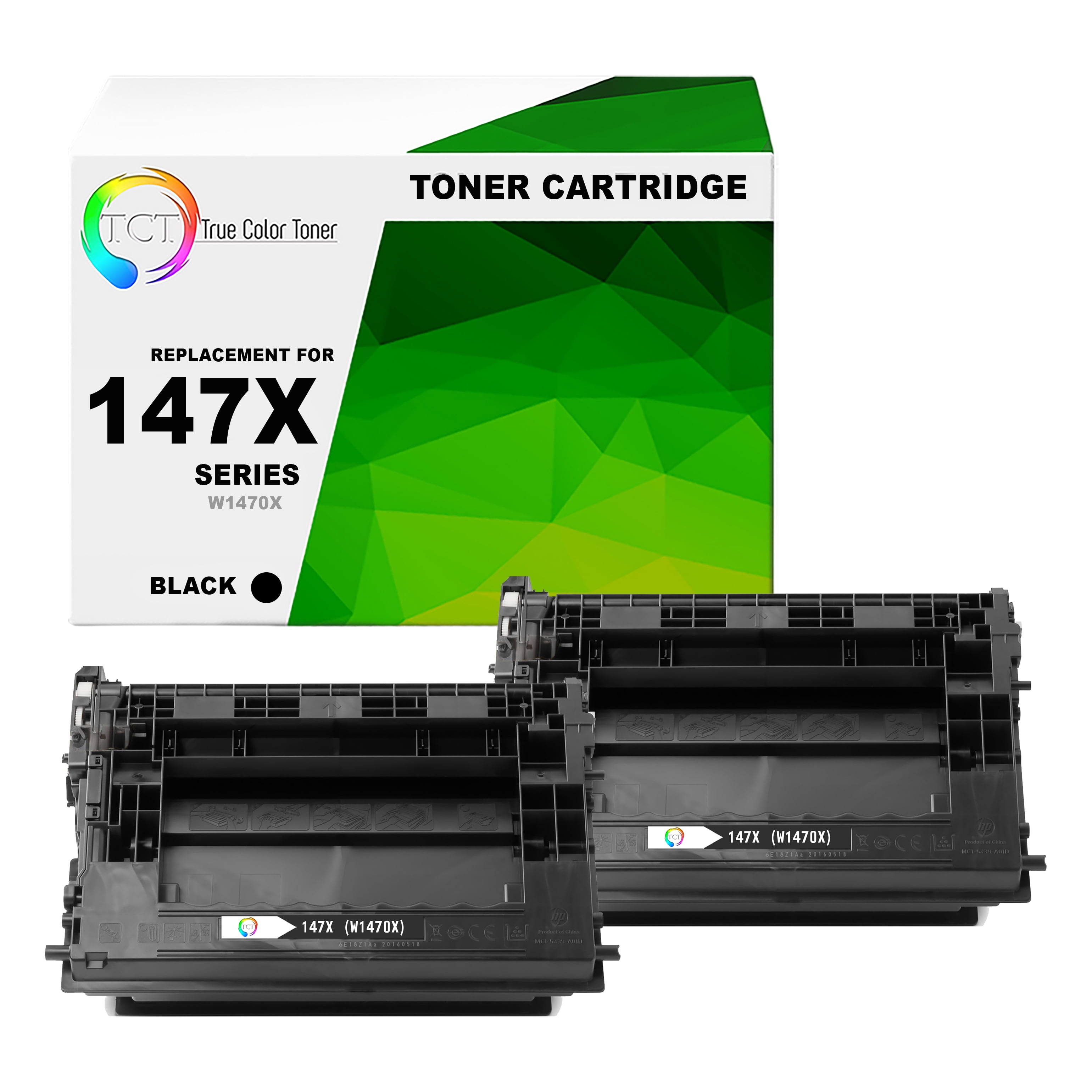 TCT 147X Toner Cartridge 2 Pack - Premium Compatible Replacement for HP ...