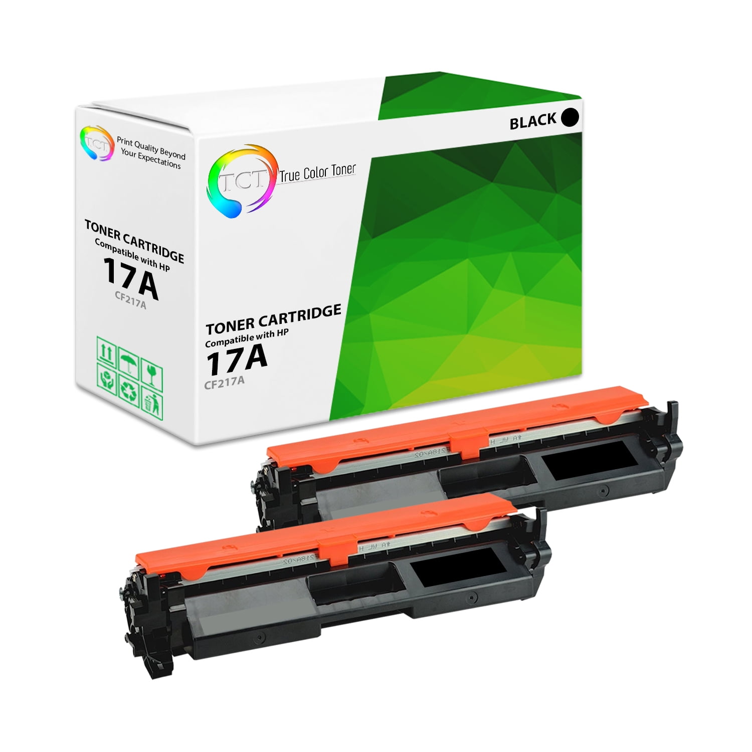 TCT 17A Toner Cartridge 2 Pack - Premium Compatible Replacement for HP ...