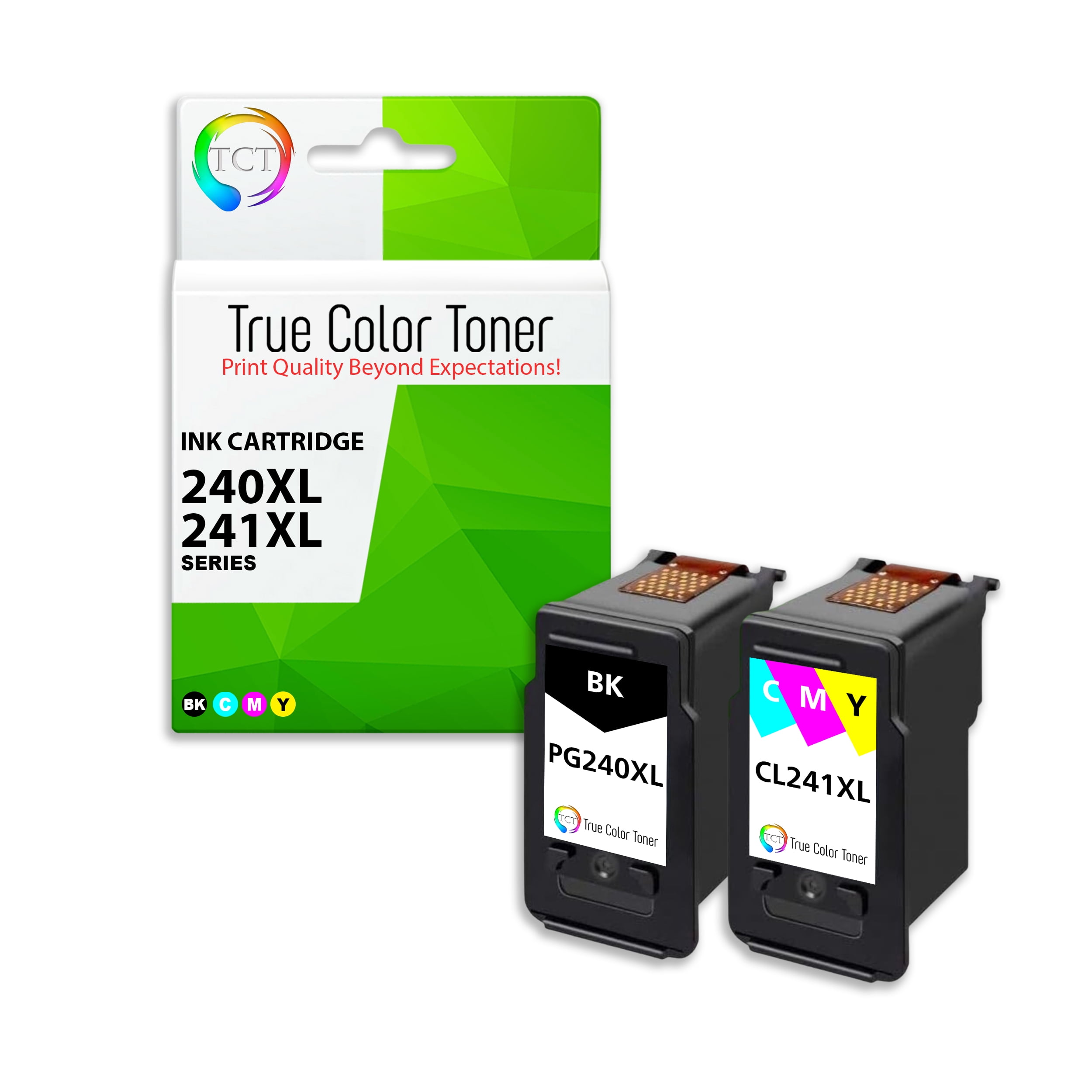 TCT 240XL 241XL Ink Cartridge 2 Pack - Premium Compatible Replacement ...