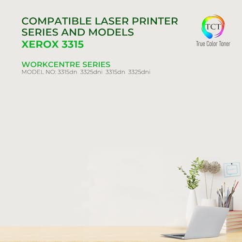 TCT 3315 Toner Cartridge - Premium Compatible Replacement for Xerox ...