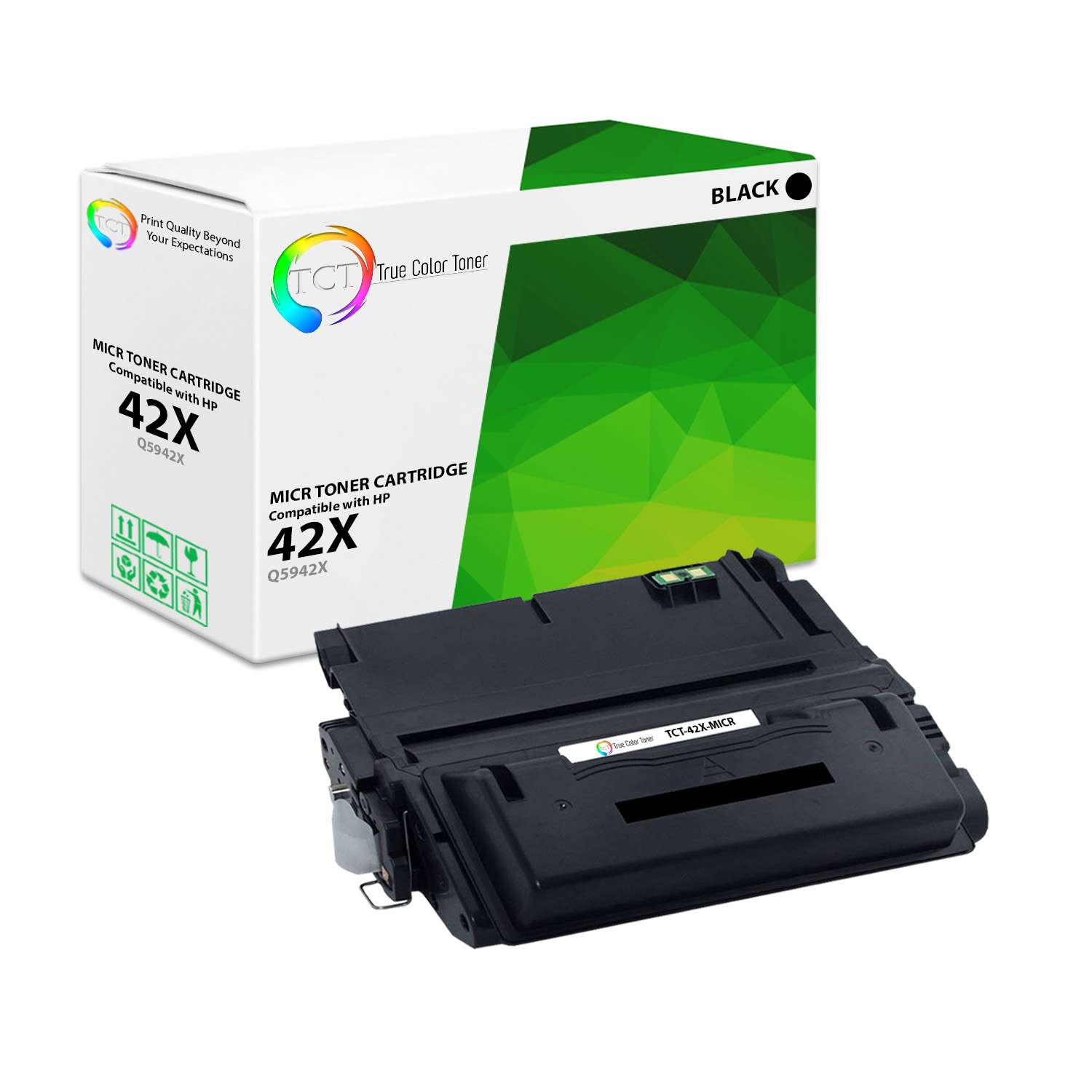 TCT 42X MICR Toner Cartridge - Premium Compatible Replacement for HP ...