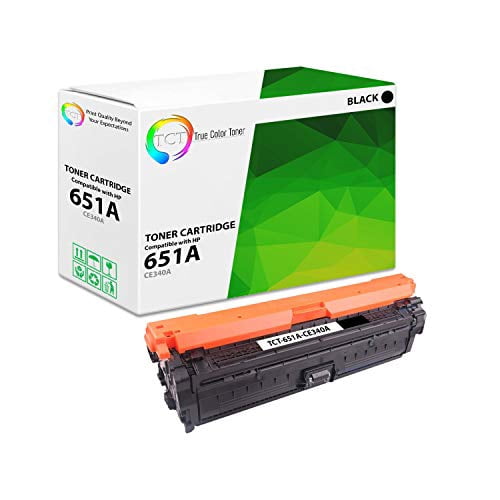 TCT 651A Black Toner Cartridge - Premium Compatible Replacement for HP ...