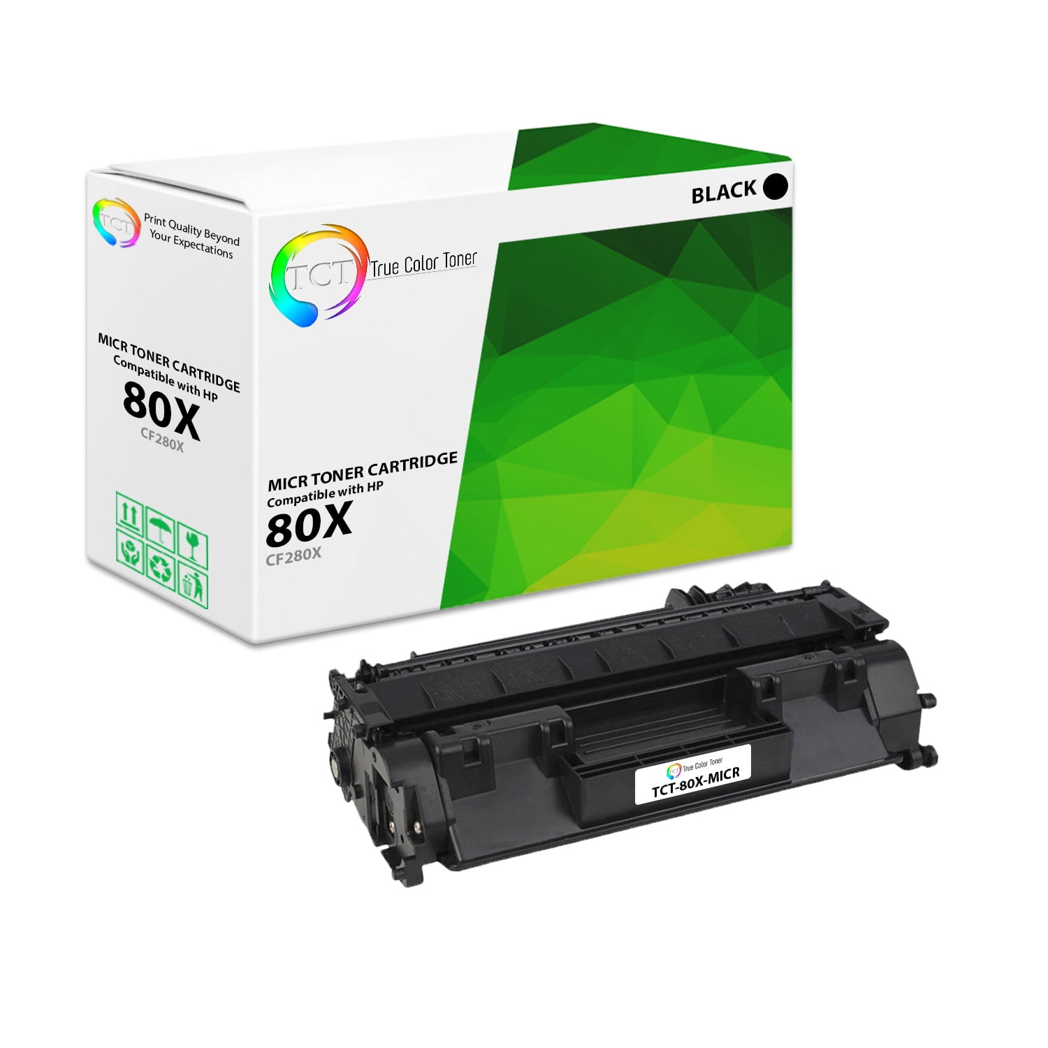 TCT 80X MICR Toner Cartridge - Premium Compatible Replacement for HP ...
