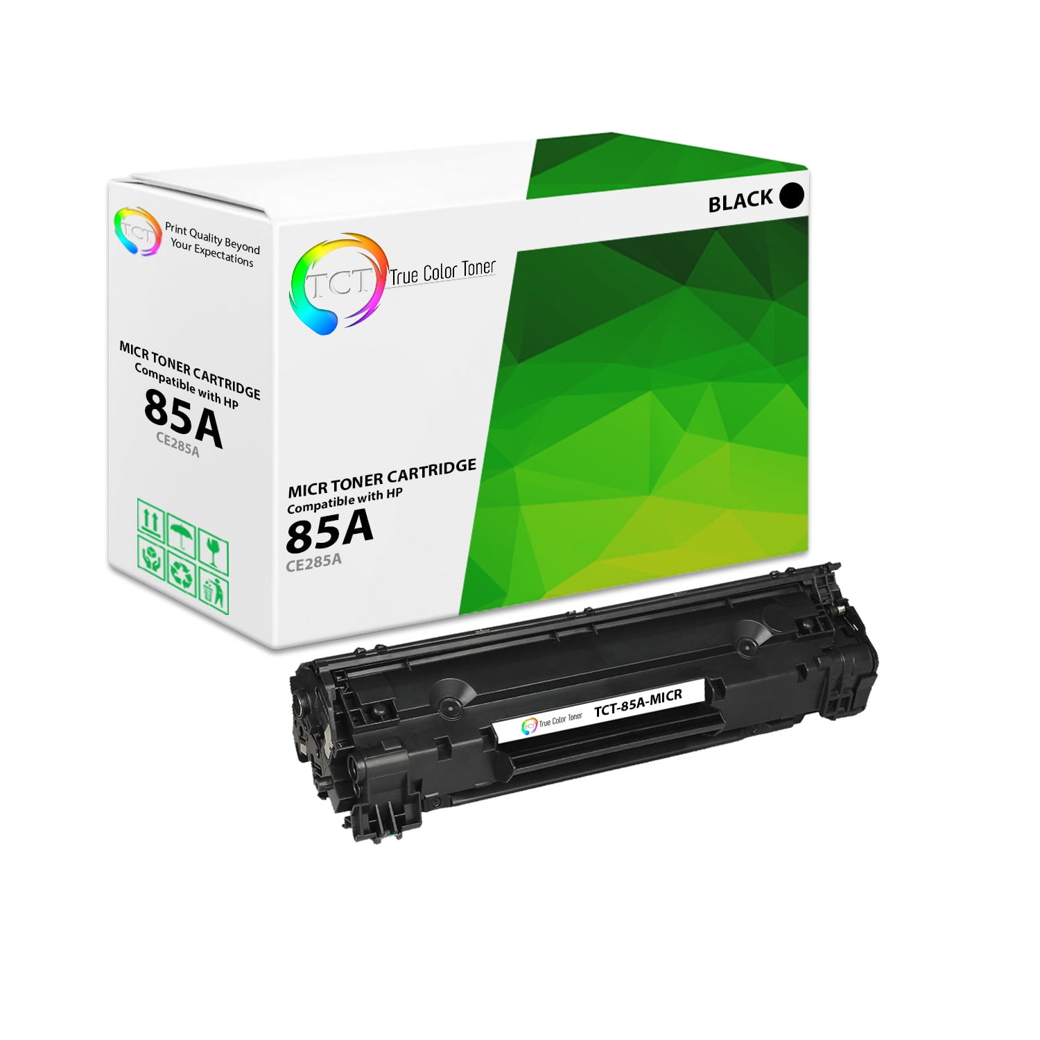 TCT Premium Compatible LaserJet Toner Cartridge Replacement for HP 85A ...