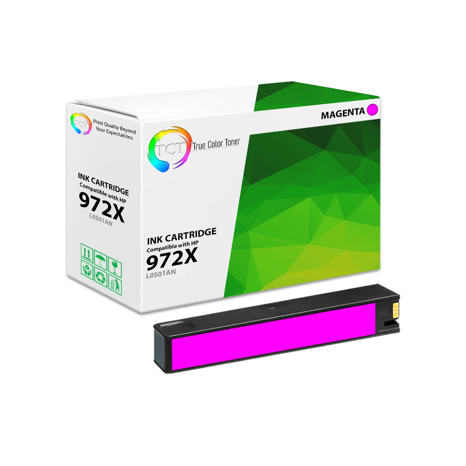 TCT 972X Magenta Ink Cartridge - Premium Compatible Replacement for HP ...